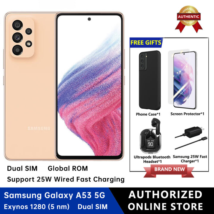 Samsung Galaxy A53 5G Cell Phone 8GB RAM + 128GB ROM Dual Sim ...