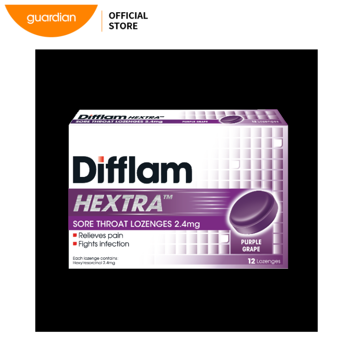 Difflam Hextra Sore Throat Lozenges 2.4mg | Lazada