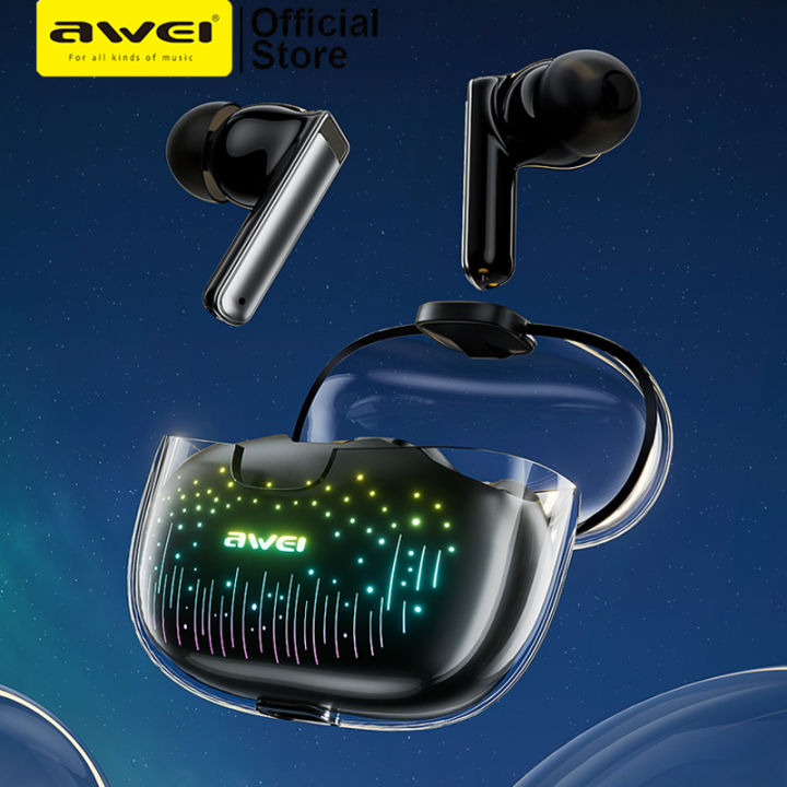 Awei T52 Pro True Wireless Earphones 4 Mic ENC Noise Cancelling ...