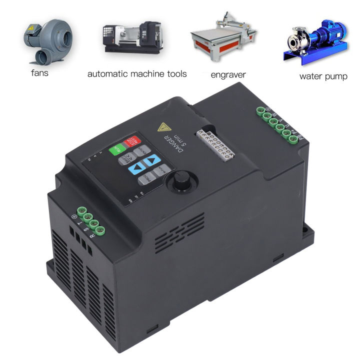 Variable Frequency Drive 4KW VFD 3 Phase AC380V Input and 0 to 380V ...