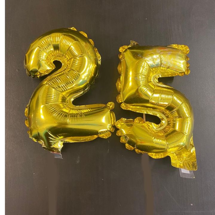 ABC - 7 inch Gold Balloons Letters | Lazada