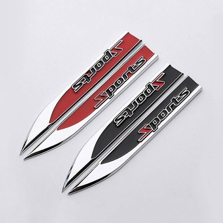 NEW 2 x Metal Sports Logo Side Fender Emblem Sticker Auto Truck 2201 ...