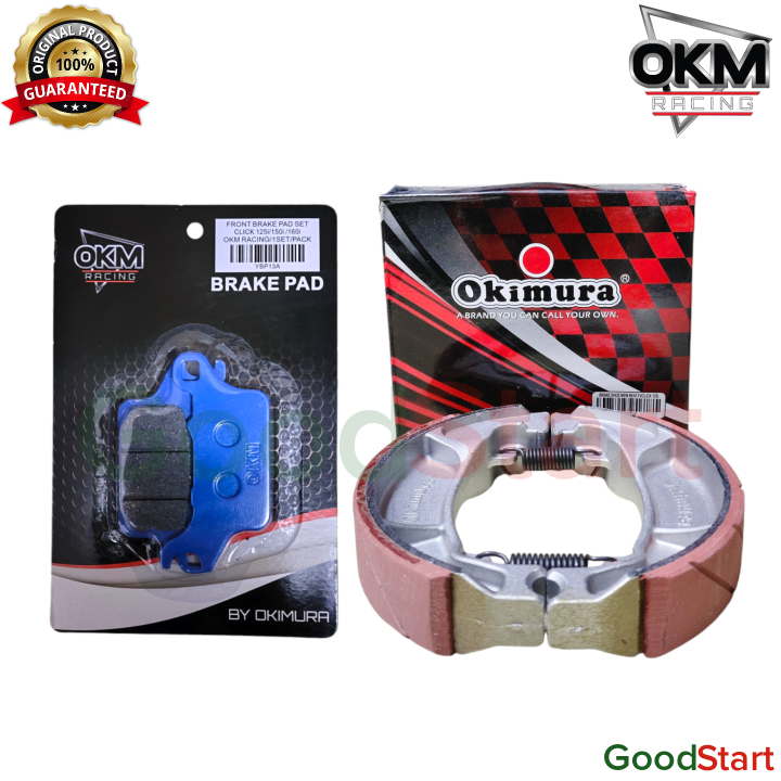 HONDA CLICK V2/V3, GENIO BRAKE PADS & BRAKE SHOE OKIMURA | Lazada PH