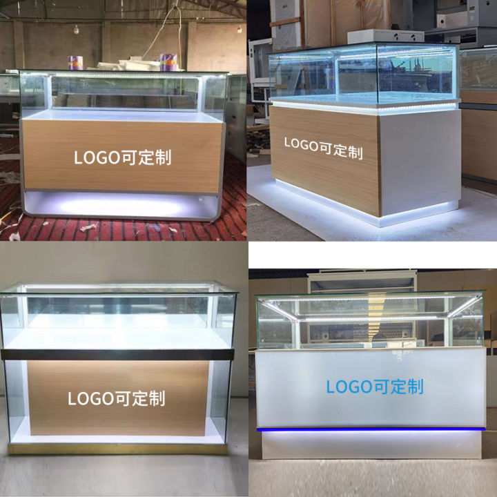 New mobile phone counter display cabinet business experience desk glass ...