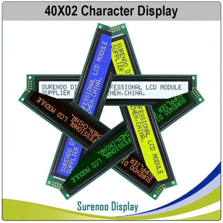 【Must-Have Gadgets】 402 40x2 4002 Japanese English Character Lcd Module Display Screen Lcm Green ...