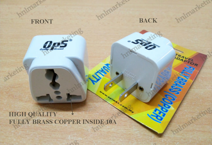 HEAVY DUTY 3 PIN USA & CHINA MULTI ADAPTOR TRAVEL CONVERTER | Lazada