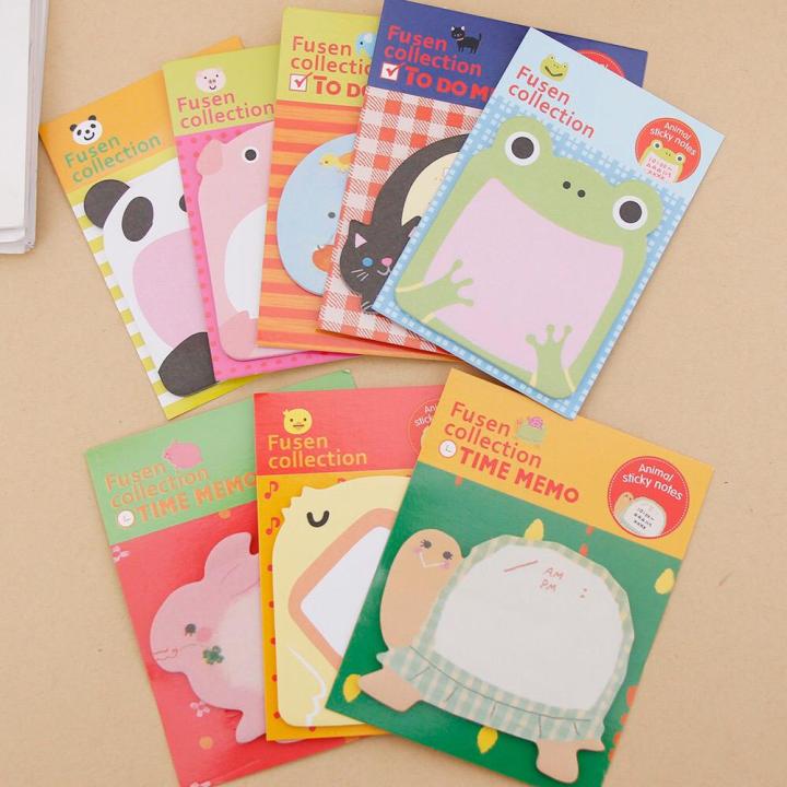 LD-A3 Sticky Notes Motif Binatang Tempelan Kertas Catatan Memo Note ...