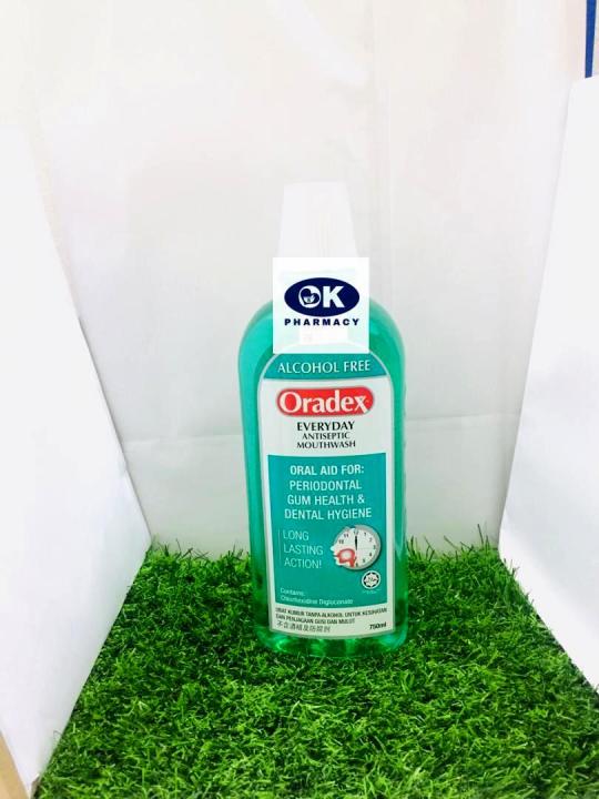 Oradex Everyday Antiseptic Mouthwash 750ML | Lazada