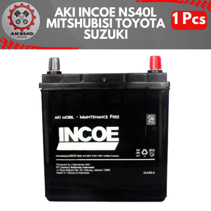 Aki INCOE MF NS40L 32Ah Mobil MITSUBISHI T-120SS OLD 1972-1980 L-300 ...