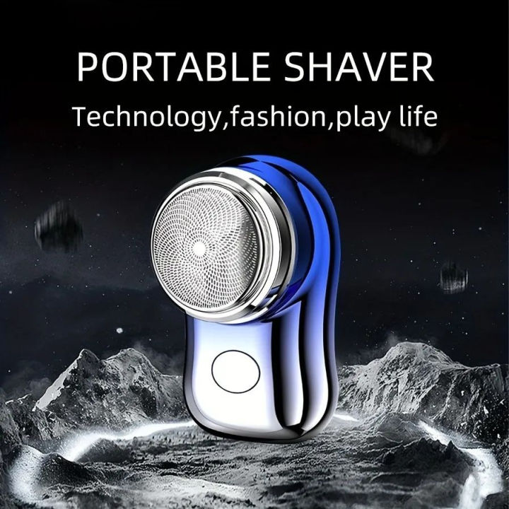 Mini Portable Electric USB Rechargeable Shaver Mens Razor Portable Dao ...