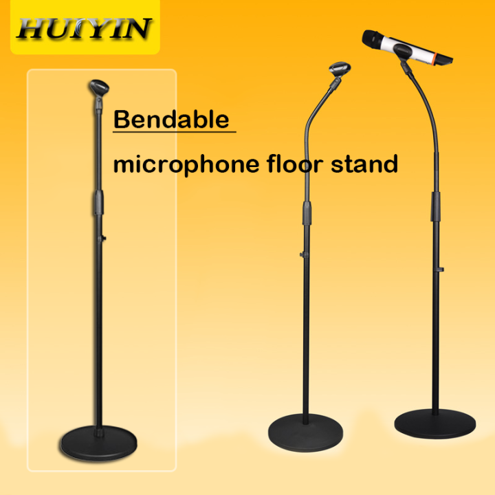 Professional Hose Heavy Duty Microphone Disc Holder Stage Vertical ...