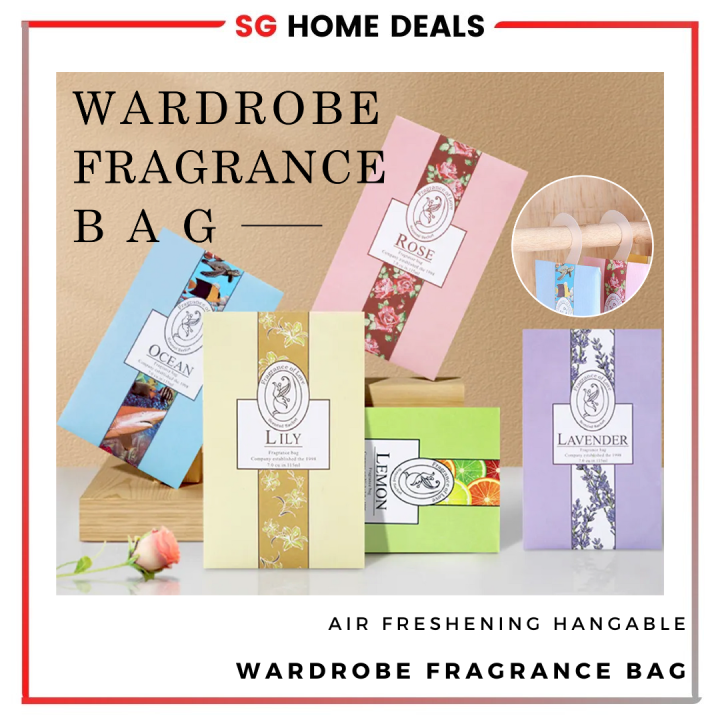 Hangable Aromatic Scent Bag Wardrobe Scent Sachet Natural Smell Incense ...