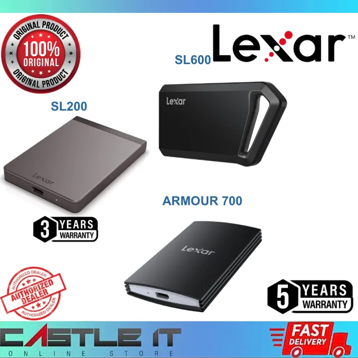 Lexar SL600 / ARMOR 700 / SL200 - 2TB / 1TB / 512GB - USB-C/A External ...