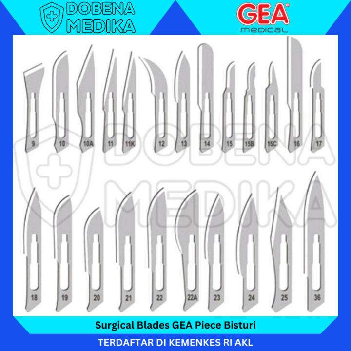 GEA Bisturi Surgical Blades No 11 Piece | Lazada Indonesia