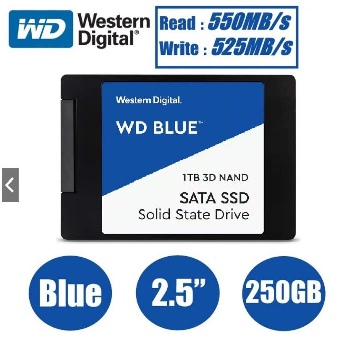 【Local Delivery】Western Digital WD Blue™ SATA 2.5" Cased Internal SSD ...