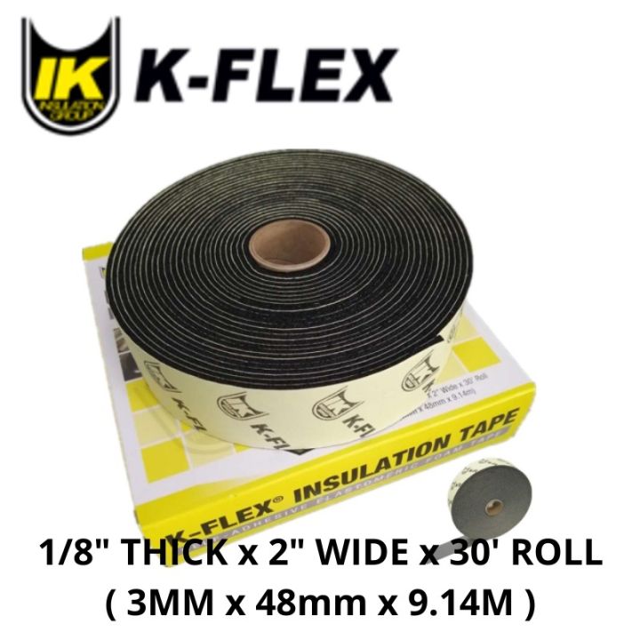 "SUPERLON" / "K-FLEX" INSULATION FOAM TAPE - Size : 3mm x 48mm x 9.14M ...