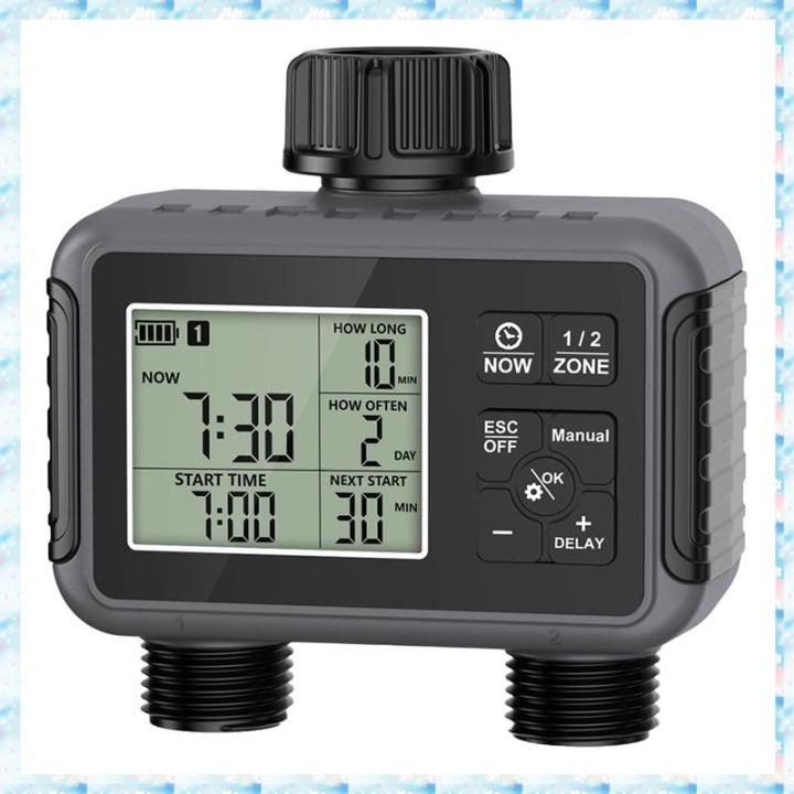 (HOBY) Smart Water Timer Automatic Irrigation System withLCD Display ...