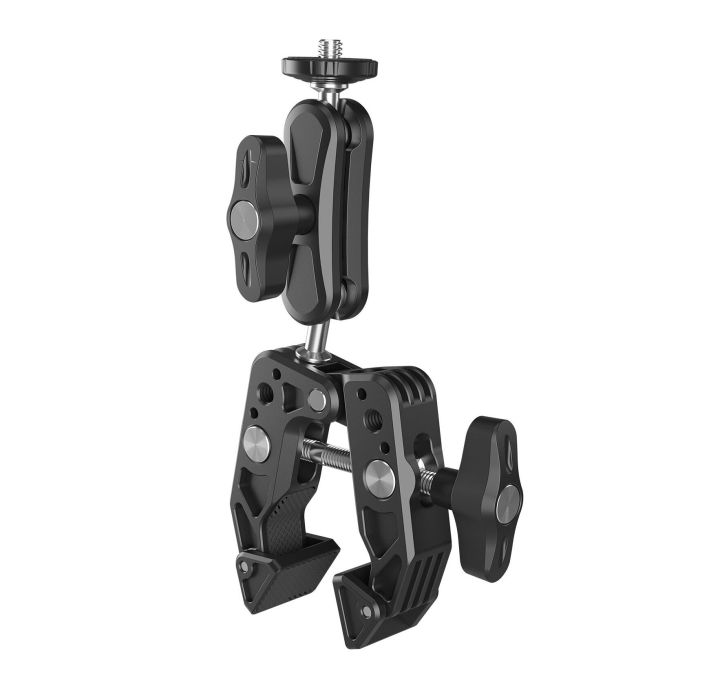 TELESIN Super Clamp Mount with 360° Ball Head Magic Arm for Mobile ... TELESIN Super Clamp Mount with 360° Ball Head Magic Arm for Mobile ...