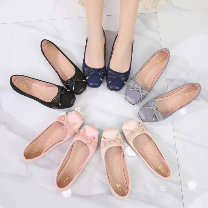 Korean women doll shoes flat shoes size 35-40 | Lazada PH