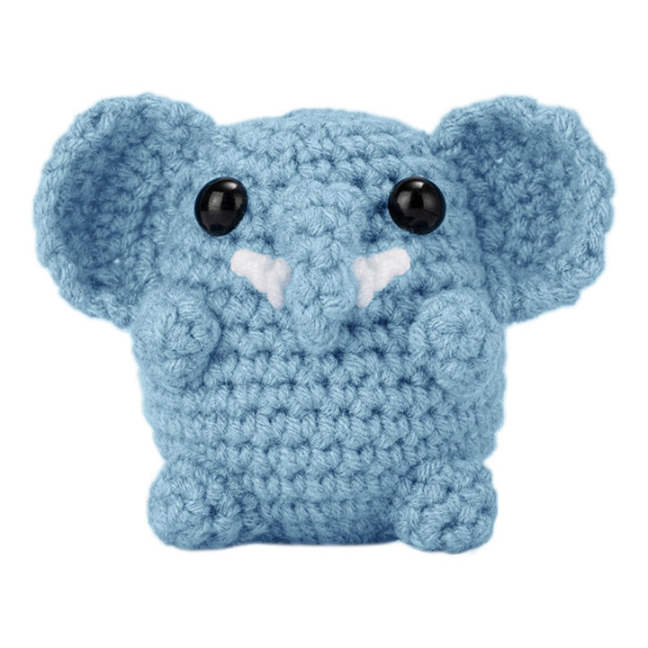 k-bell Easy Crochet Kit Adorable Cartoon Animal Crochet Kit for Kids ...