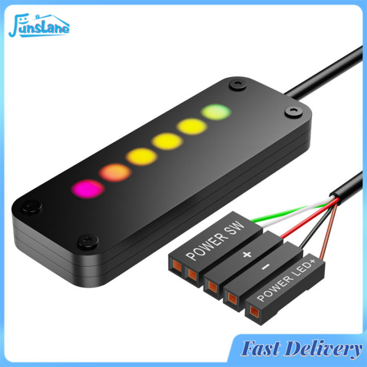 FunsLane Desktop Power Button Easily Operation PC External Power Button ...