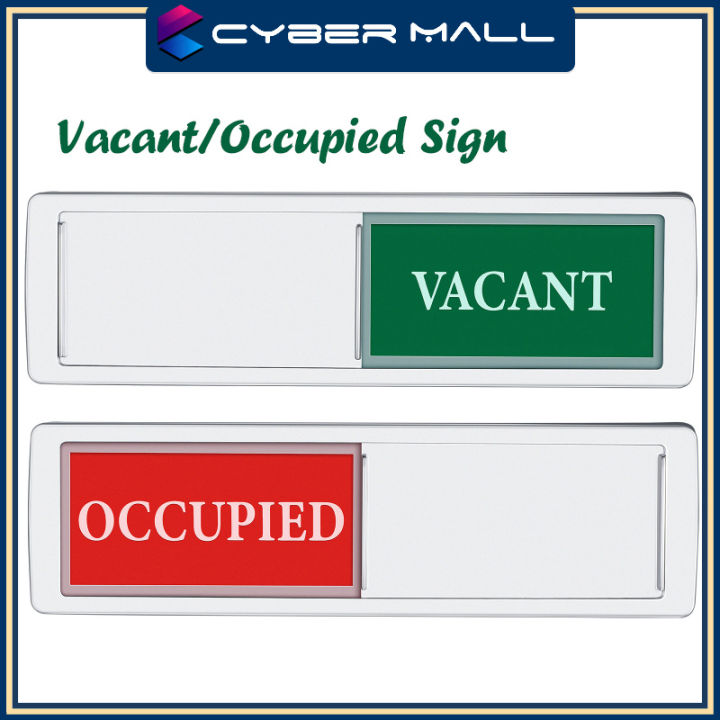 Occupied Vacant Door Sign for Office Meeting Room Door Occupied Vacant ...