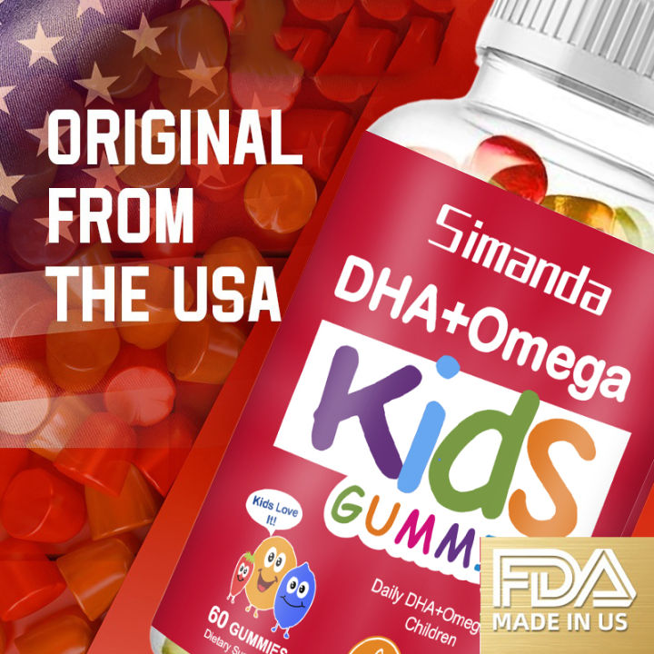 Simanda Brain Boosters - DHA & Omega Gummies for Kids ...
