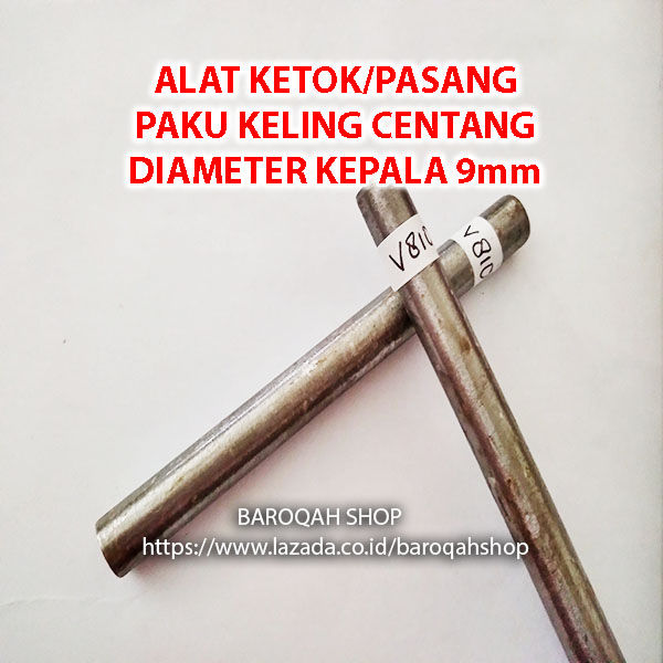 Alat Pasang Paku Centang Keling Rivet Gepeng Tali diameter 9mm (810 ...