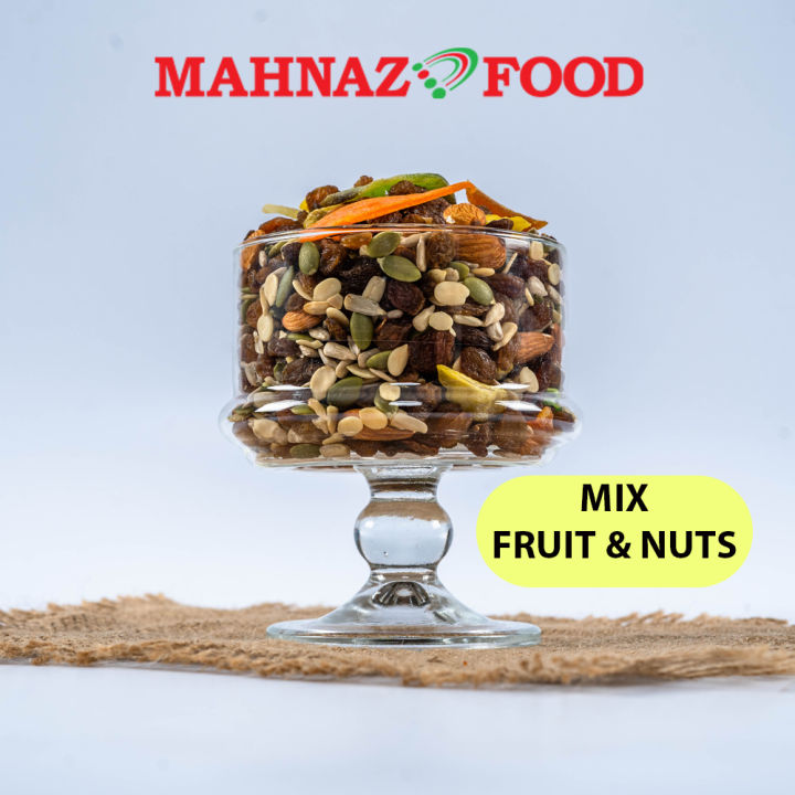MAHNAZ FOOD - MIX FRUIT AND NUTS 250G | Lazada