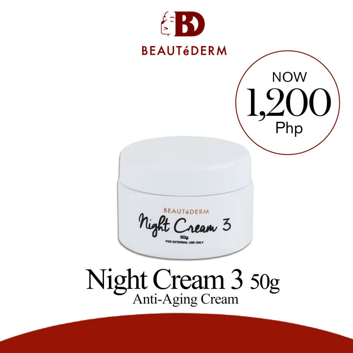 Beautederm Night Cream 3 Anti Aging Cream 50g | Lazada