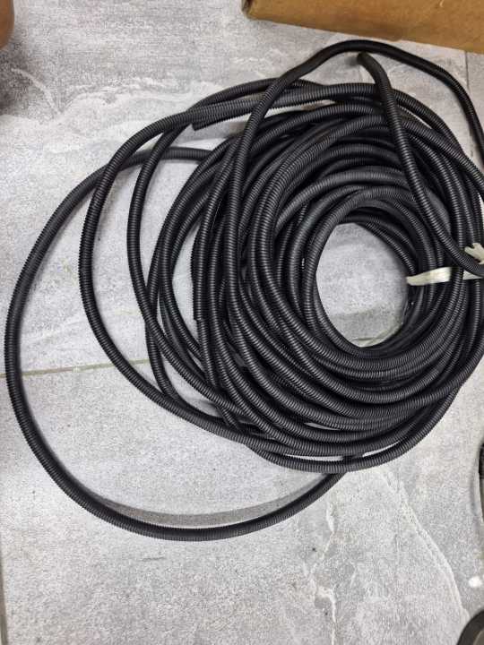 Split Wire Conduit PVC Flexible Conduit Wire Black Color Automotive ...