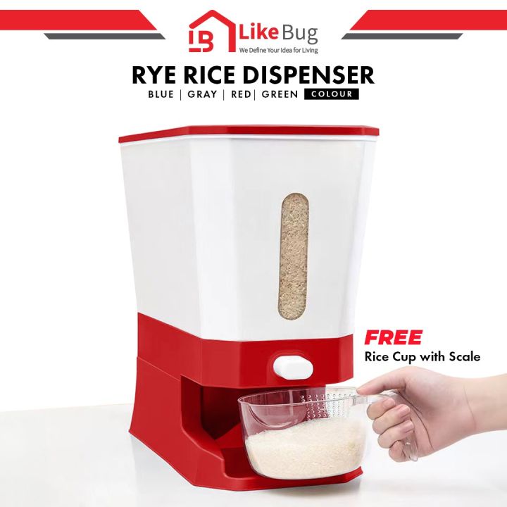 LIKE BUG : RYE12KG AUTOMATIC RICE DISPENSER WITH RINSING CUP SMART RICE ...