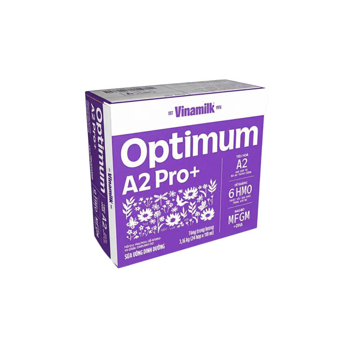 (HSD T7-2026) Thùng 24 Hộp Sữa Pha Sẵn Optimum A2 Pro 110ml. | Lazada.vn