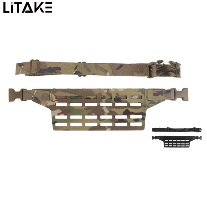 Outdoor Chest Rig 6-column MOLLE Front Panel, Adjustable Molle Chest ...
