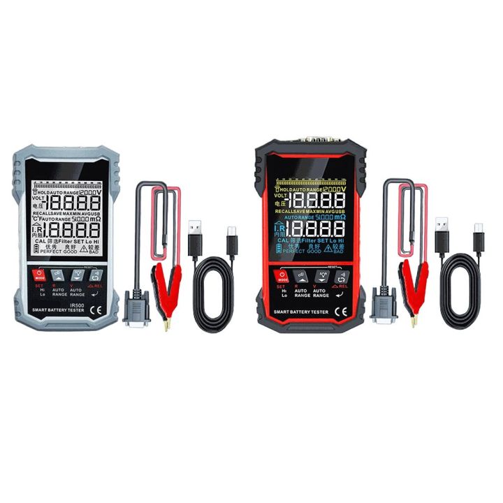 Unnicoco Battery Internal Resistance Meter with Fast Measurement Speed ...