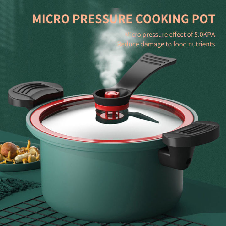 Stovetop Pressure Cooker Steel Pressure Cooker Nonstick Mini Micro ...