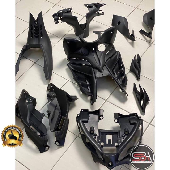 INNER LC 135 V2 V3 V4 V5 V6 V7 OEM SET Hitam Matte Full item (10 ITEM ...