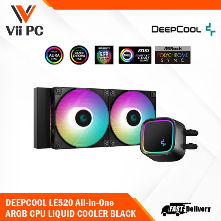 DeepCool LE520 LE720 240MM 360MM All-in-One Liquid Cooler BLACK/WHITE ...
