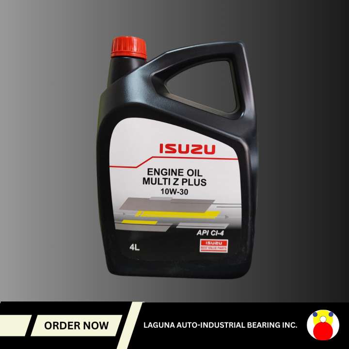 ISUZU Engine Oil Multi Z Plus 10W-30 API-CI-4 (4Liters) | Lazada PH