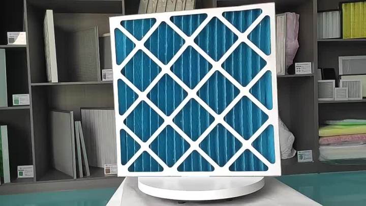 G3 G4 paper frame primary filter plate folding air filter for central ...