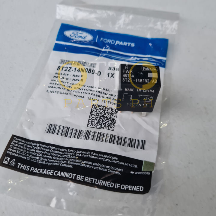 [GENUINE] 12VDC 40A 4-Pin Relay for Ford Ranger, Mazda BT-50 [2012-2020 ...