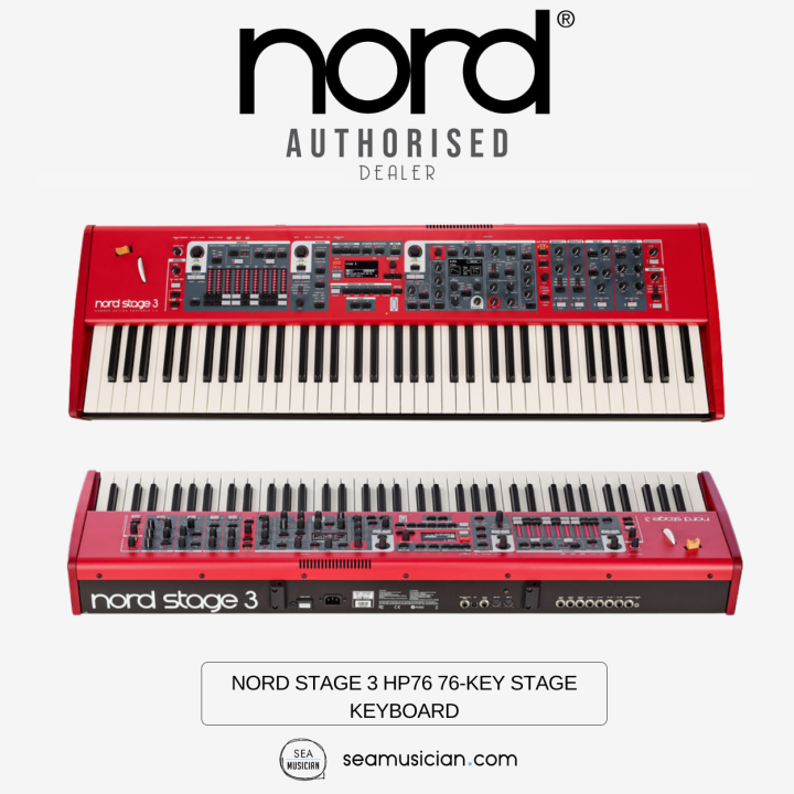 NORD STAGE 3 HP76 76-KEY STAGE KEYBOARD (HP 76/ HP-76 SYNTH SOUND ...