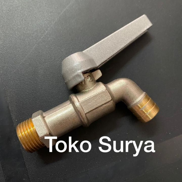 KRAN AIR KERAN AIR KRAN TEMBOK KRAN SHOLAT WUDHU 1/2" SOLIGEN KUNINGAN ...
