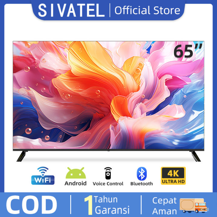 Sivatel Smart TV 50/55/65 inch Smart Android TV 4K UHD LED TV Dolby ...