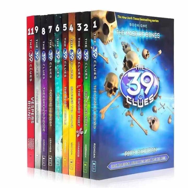 11 Books/Set The 39 Clues Children Books Kids English Reading Story ...