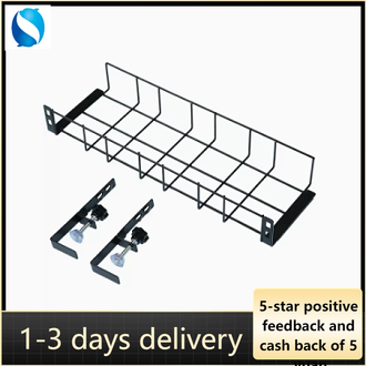 Home Office Desk Wire Organizer Under Table Storage Rack Cable Rack ...