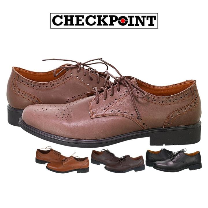 Checkpoint MARIKINA MADE men's OXFORDS FORMAL SHOES black dark brown ...