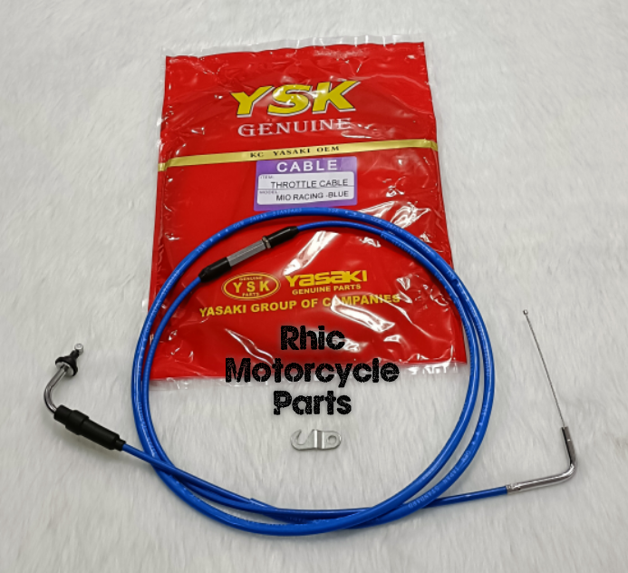 Throttle Cable / Gas Cable "Yamaha Mio Racing BLUE" | Lazada PH