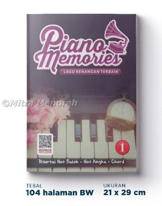 Buku Piano - Piano Memories Lagu Kenangan Terbaik (Disertai Not Balok ...