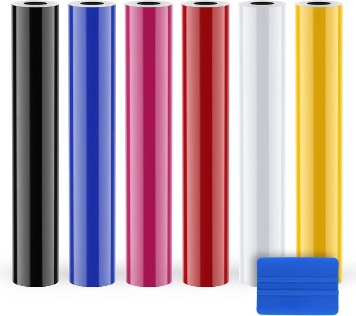 Oracal 651 Multi-Roll Pack 12 "x 24" per roll w/Squeegee (6 Roll Pack ...